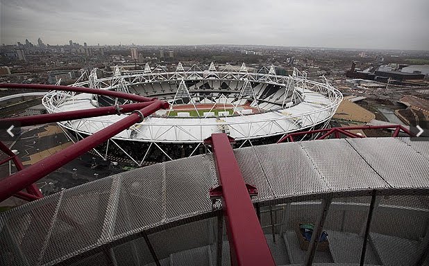 Life inside the London 2012 Olympic Park: First view from the top of ...