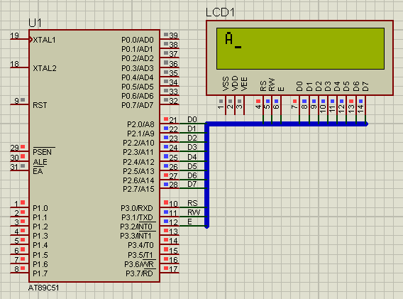 8051 Microcontroller: 8051 LCD INTERFACE