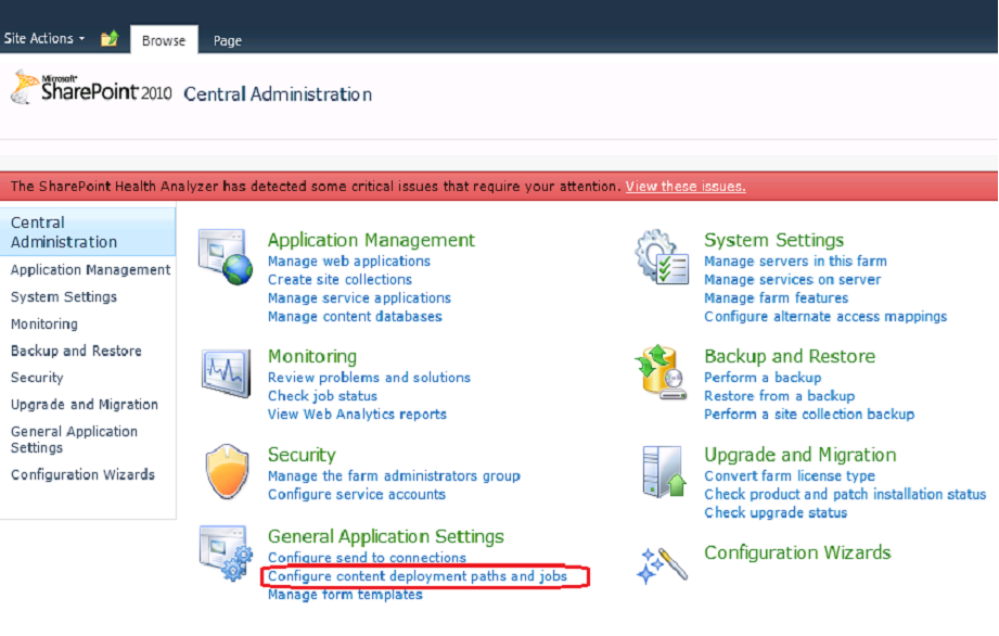 SharePoint Blog: Configure Content Deployment in SharePoint 2010