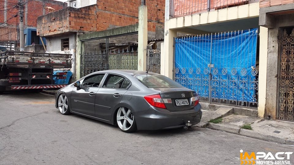 New Civic Com Rodas TSW Vortex Aro 20'' Fixa - Impact-Movies Brasil