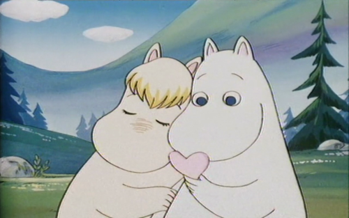 paper lantern: Moomin, Snorkmaiden and Snufkin