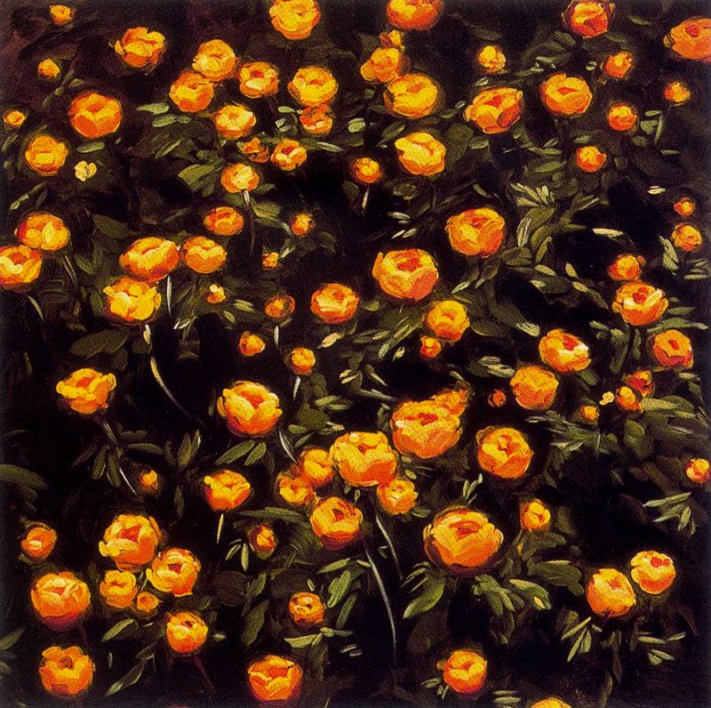 Painting of Lisa Milroy artist, Lisa Milroy paintings