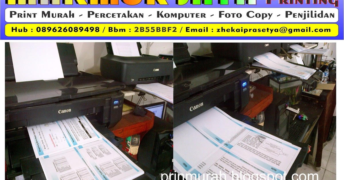 TEMPAT PRINT MURAH DI JAKARTA - BUKA 24 JAM RAWAMANGUN JAKARTA TIMUR ...