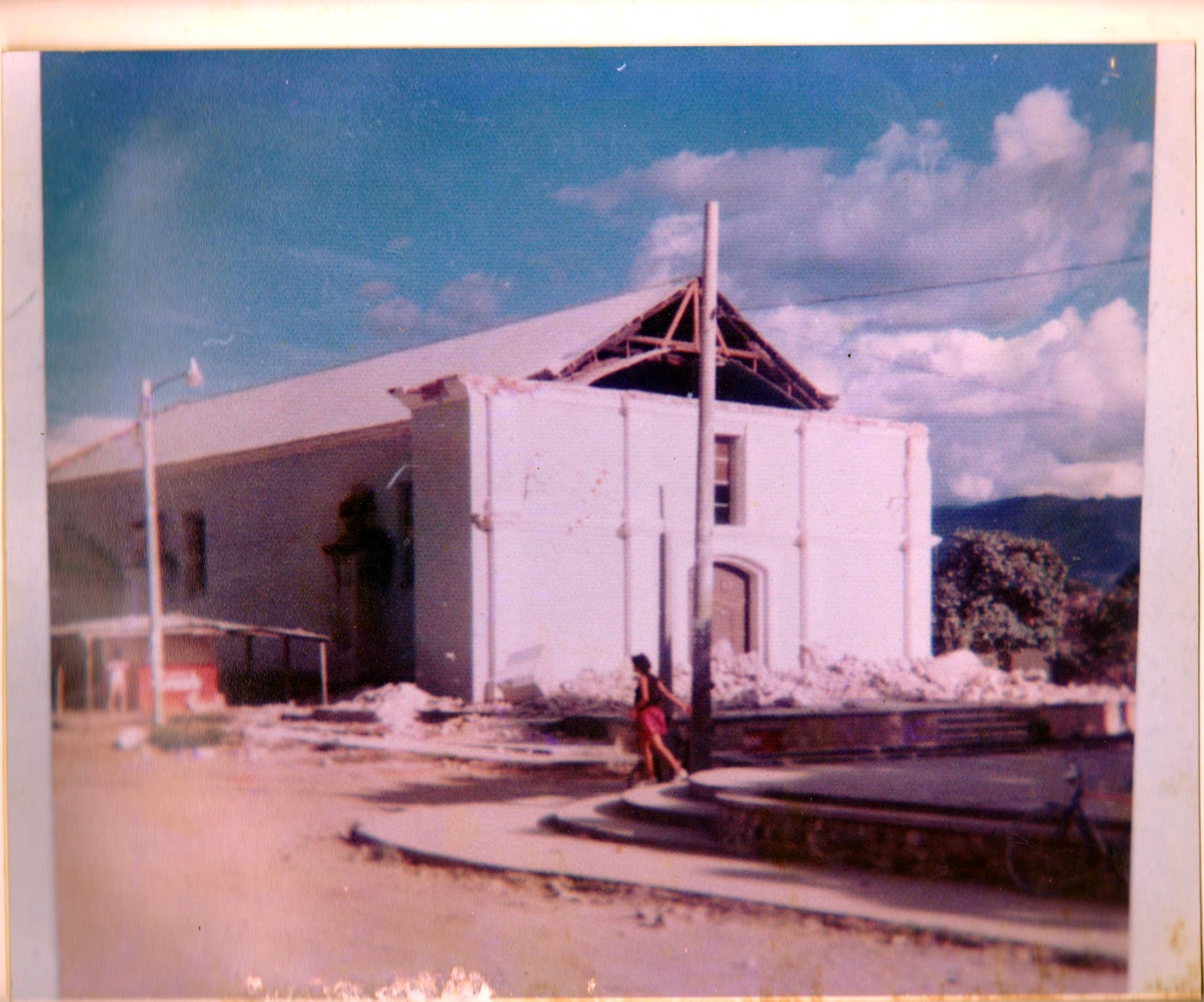 Sanarate del Recuerdo: Iglesia de Sanarate destruida