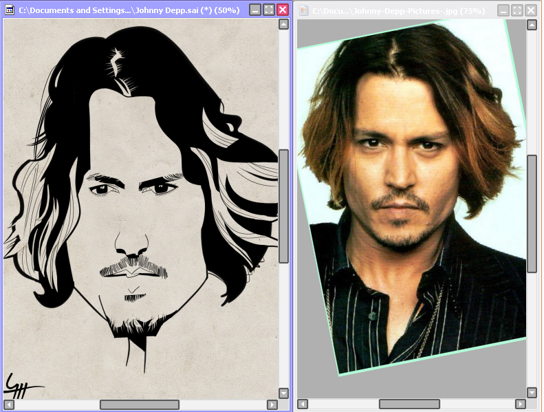 Minimal Caricature: Tutorial how to draw Caricature Step by Step