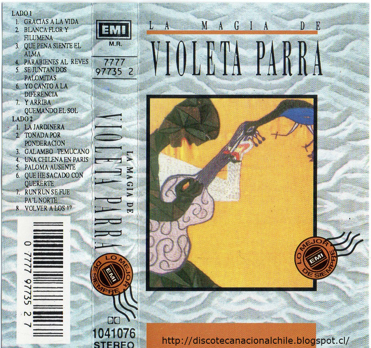 Discoteca Nacional Chile: La Magia de Violeta Parra. 1041076. Emi Odeón ...