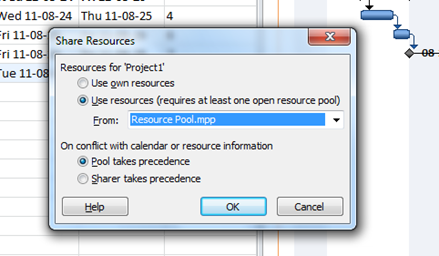 Microsoft Project 2010 - Creating a resource pool without MS Project Server