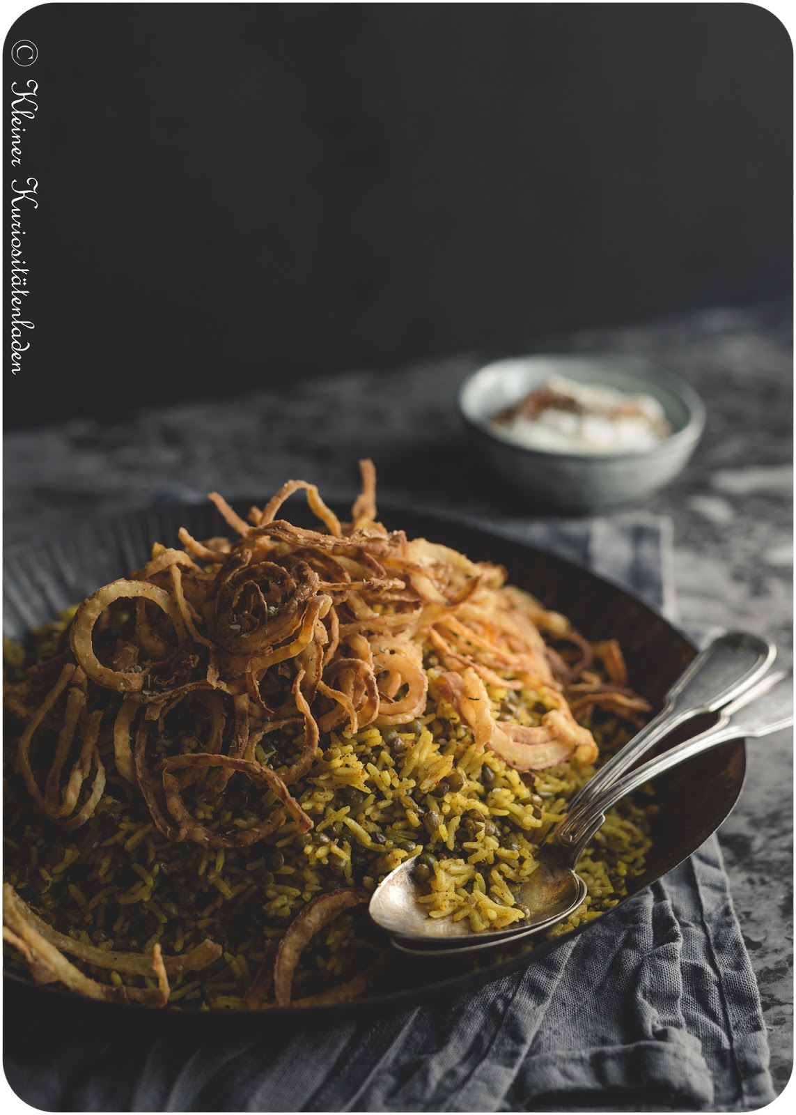 Mejadra | Mujadarra | مجدرة | Arabischer Reis mit Linsen