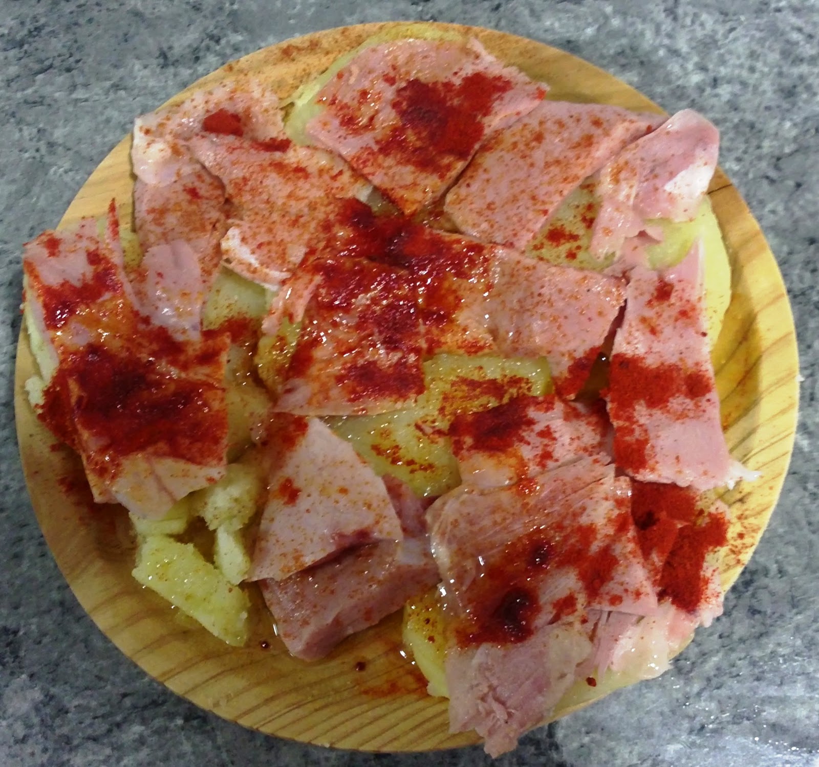 Las recetas caseras de May: Lacón con patatas asadas