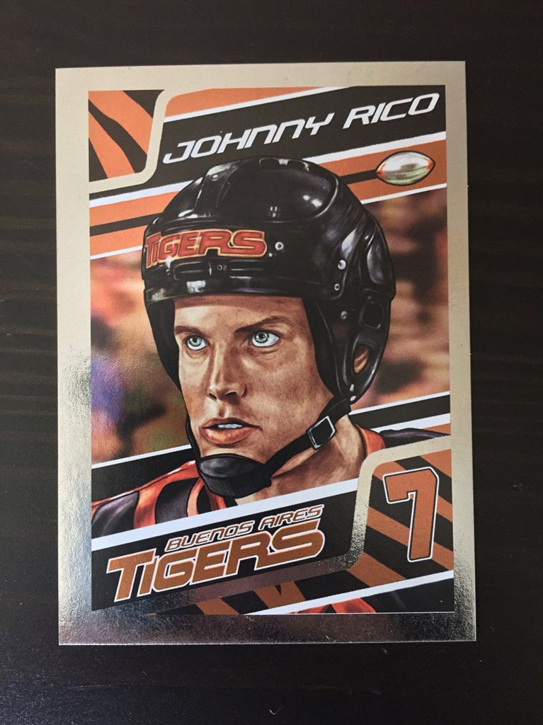 Super Punch: Johnny Rico trading card