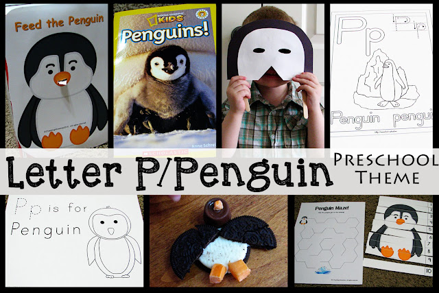 Mommy's Little Helper: Letter P/Penguin Preschool Theme
