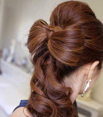 Love Hairstyles: Bow Hair - accessory, which is trending more than one ...