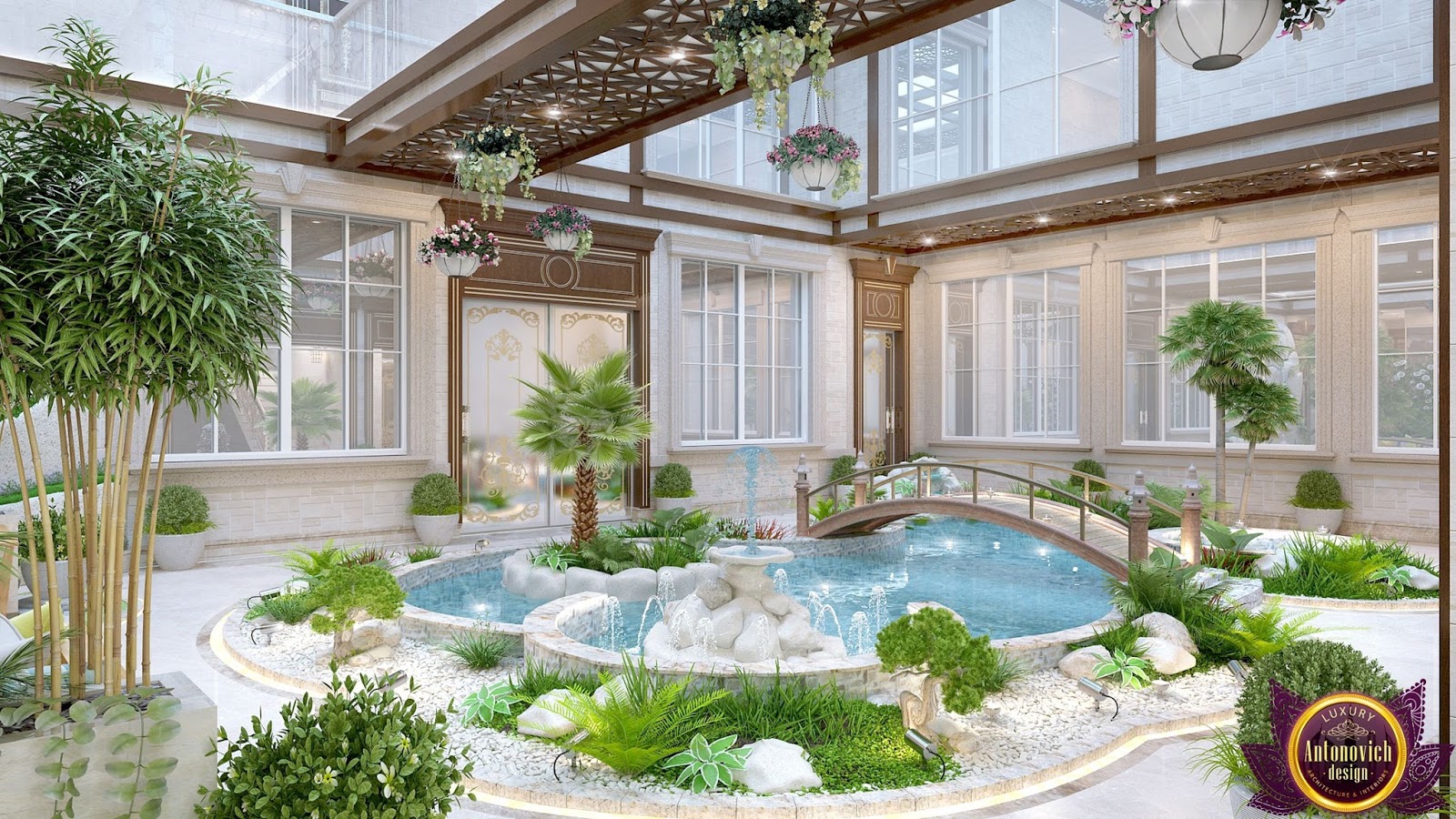 LUXURY ANTONOVICH DESIGN UAE: Interior the swimming pool of Katrina ...