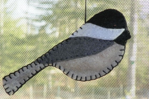 Free Felt Patterns and Tutorials: Free Felt Pattern > Chickadee Bird ...