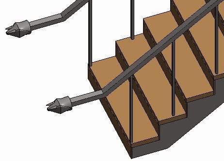 RevitCat: Weird Revit Railing Stuff - part 4 - Handrail Terminations
