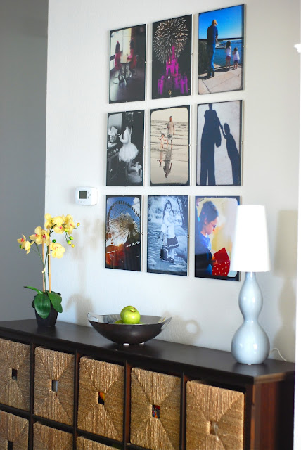 better than i could have imagined: Photo Display Wall