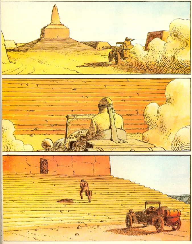 Jean Giraud Moebius Comic Panels