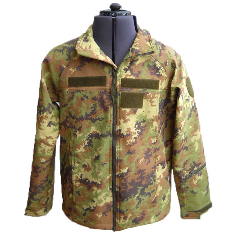 Webbingbabel: Italian Army Soft Shell Jacket Inner Jacket Vegetato