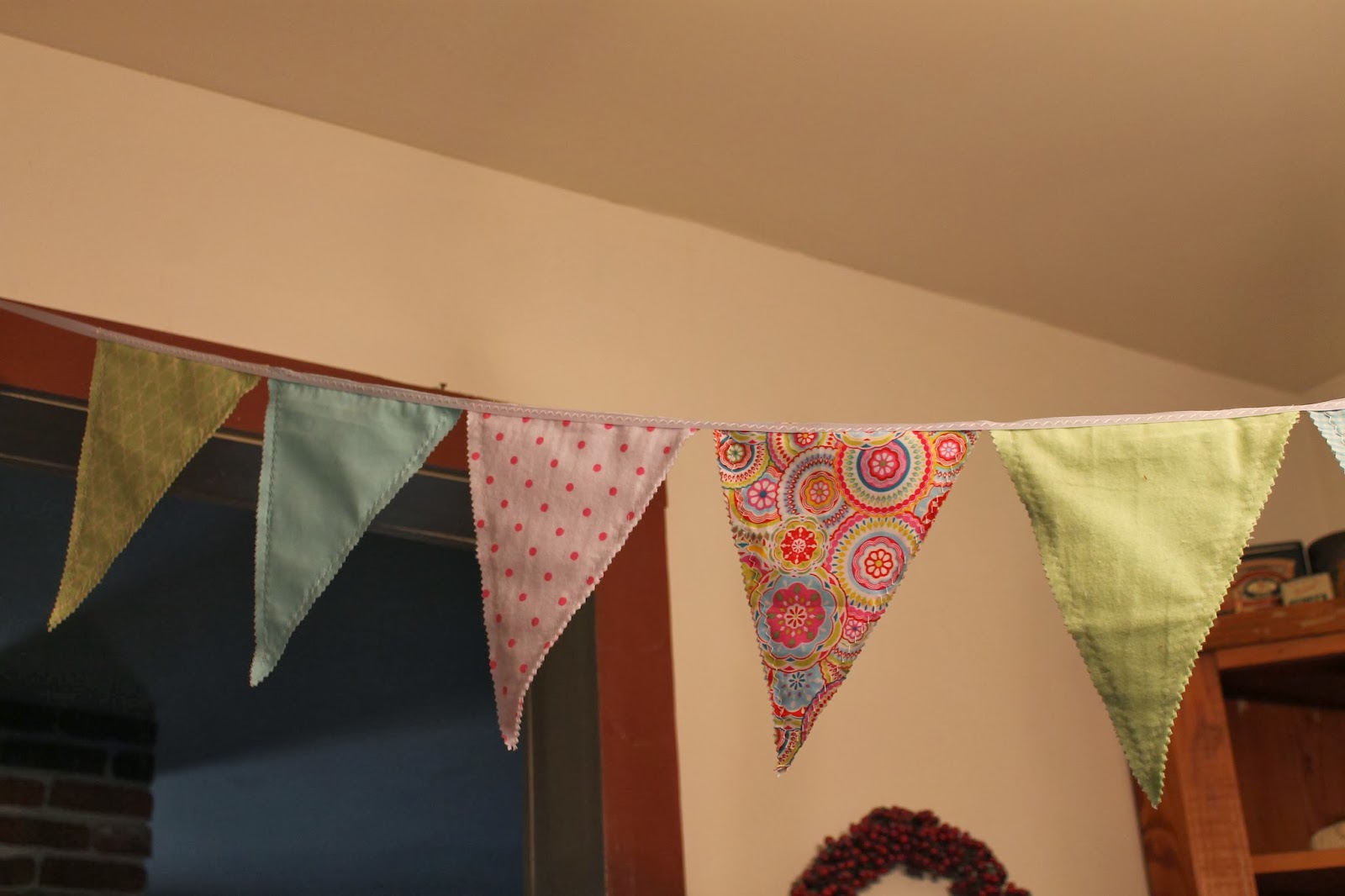 Thinking About Home: CeLeBRaTe!! {Day 14 ~ Party Buntings and a Giveaway}