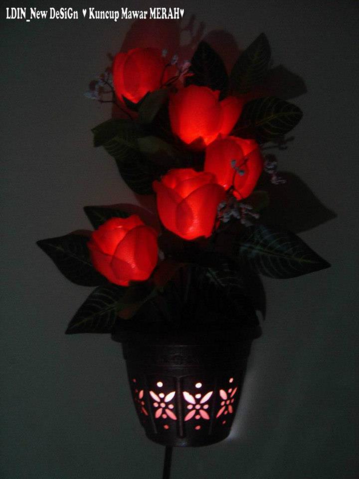 Jual Lampu LED Hias Dinding 5 Bunga