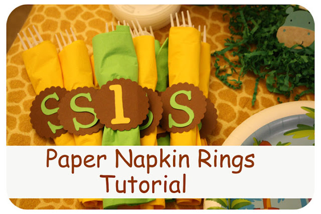 Paper Napkin Rings Tutorial