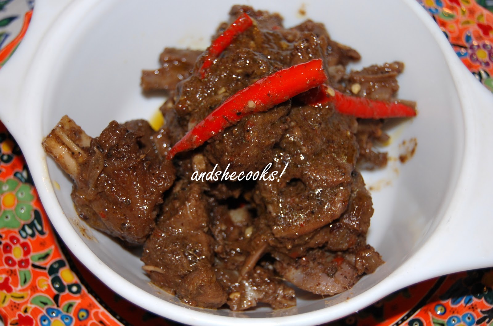 AndSheCooks!: Bihari Boti Kadai- a rustic, fiery gateway to bliss...