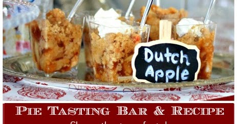 How To Create A Pie Tasting Bar! Holiday Entertaining | Days of Chalk ...