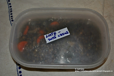 Linte fiartă, la congelator - stilul meu de viata