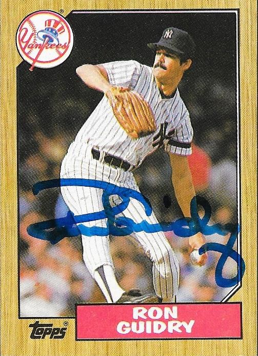 foul bunt: TTM Success - Ron Guidry