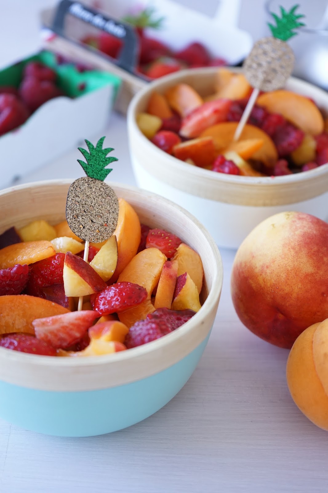 The Cook Time: Salade de fruits, sirop thé aux fruits rouges