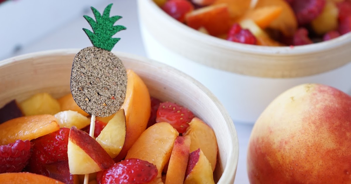 The Cook Time: Salade de fruits, sirop thé aux fruits rouges