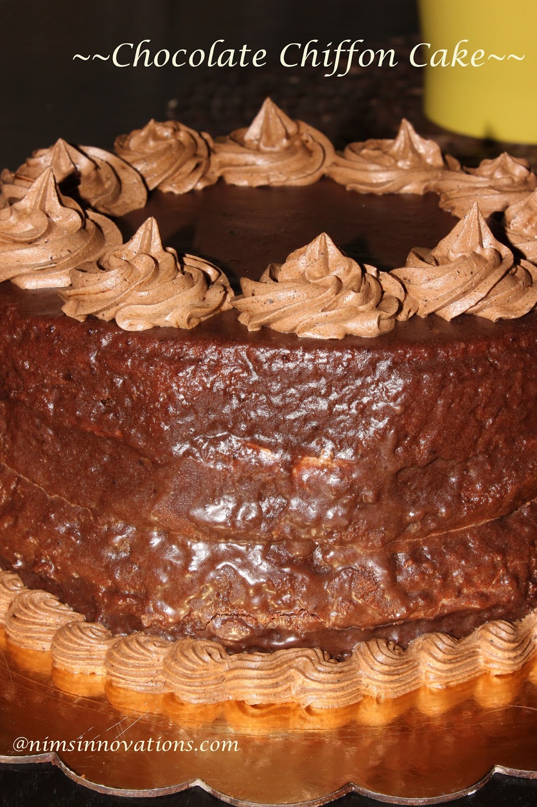 N!mS InNoVaTiOnS !!!: Chocolate Chiffon Cake!!!