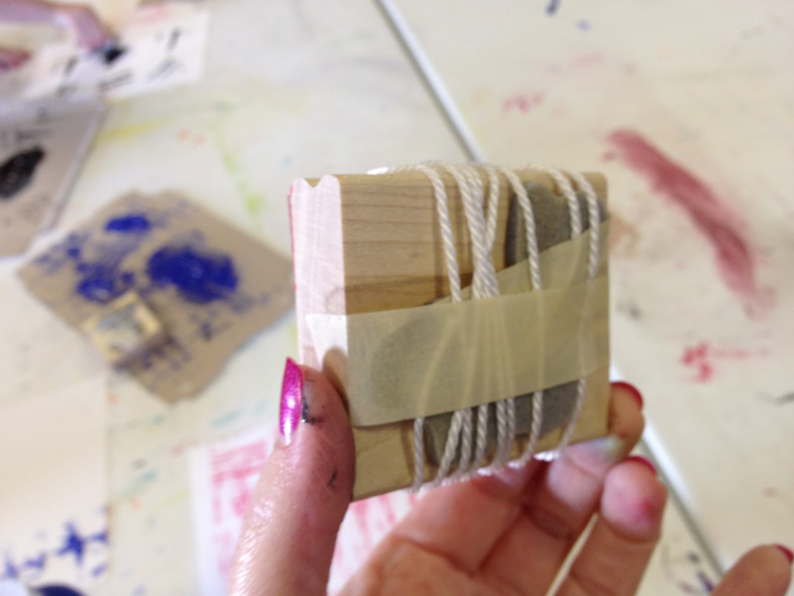 Art With Aubrey: Study of Line -Stamping