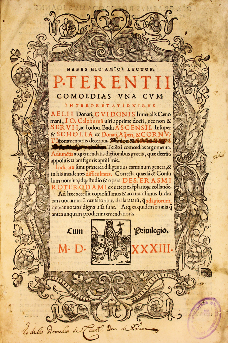 De lo humano a lo divino: PUBLIO TERENCIO AFRO Y LA COMEDIA