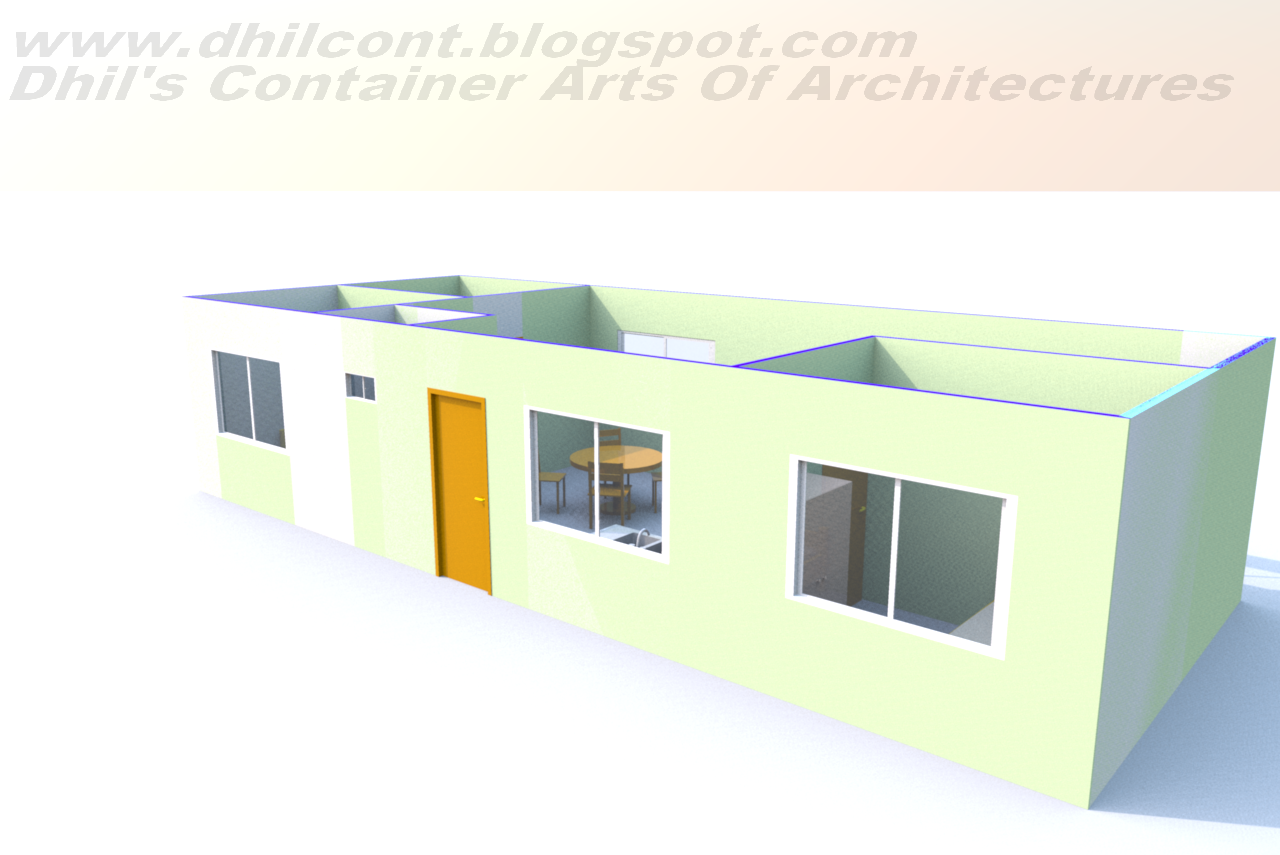 The Container Arts Of Architectures: Container Homes 2x40'HC Complete ...