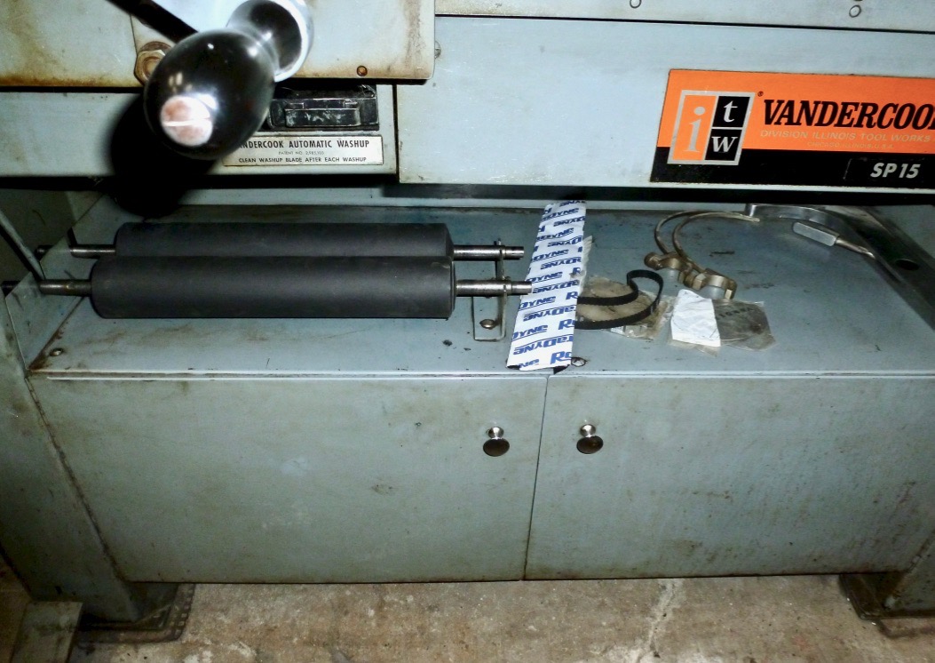 Letterpress et al: Vandercook SP-15 Proof Press