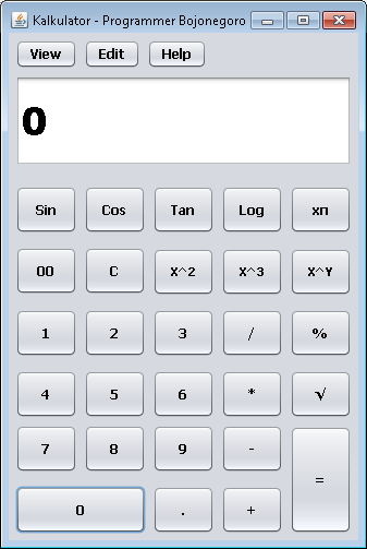 Cara Membuat Aplikasi Kalkulator Dengan Java Menggunakan NetBeans IDE - Tubianto