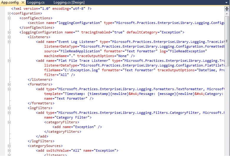 Net Passion Guipundits A Vision Beyond Horizon Logging Application Block Enterprise