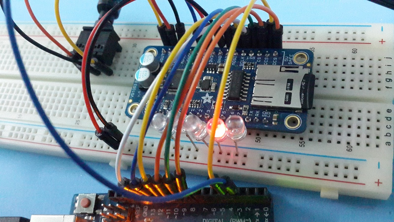 Curso Arduino Mega Gpio Vs1053 Adafruit