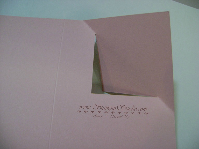 Corner Flip Card - Stampin' Studio