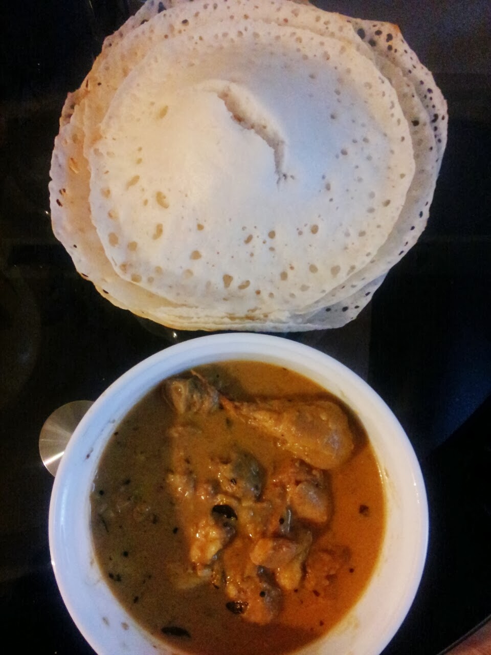 Tested, Tasted and Loved: Appam - Lace Hoppers made with Rice and Wheat