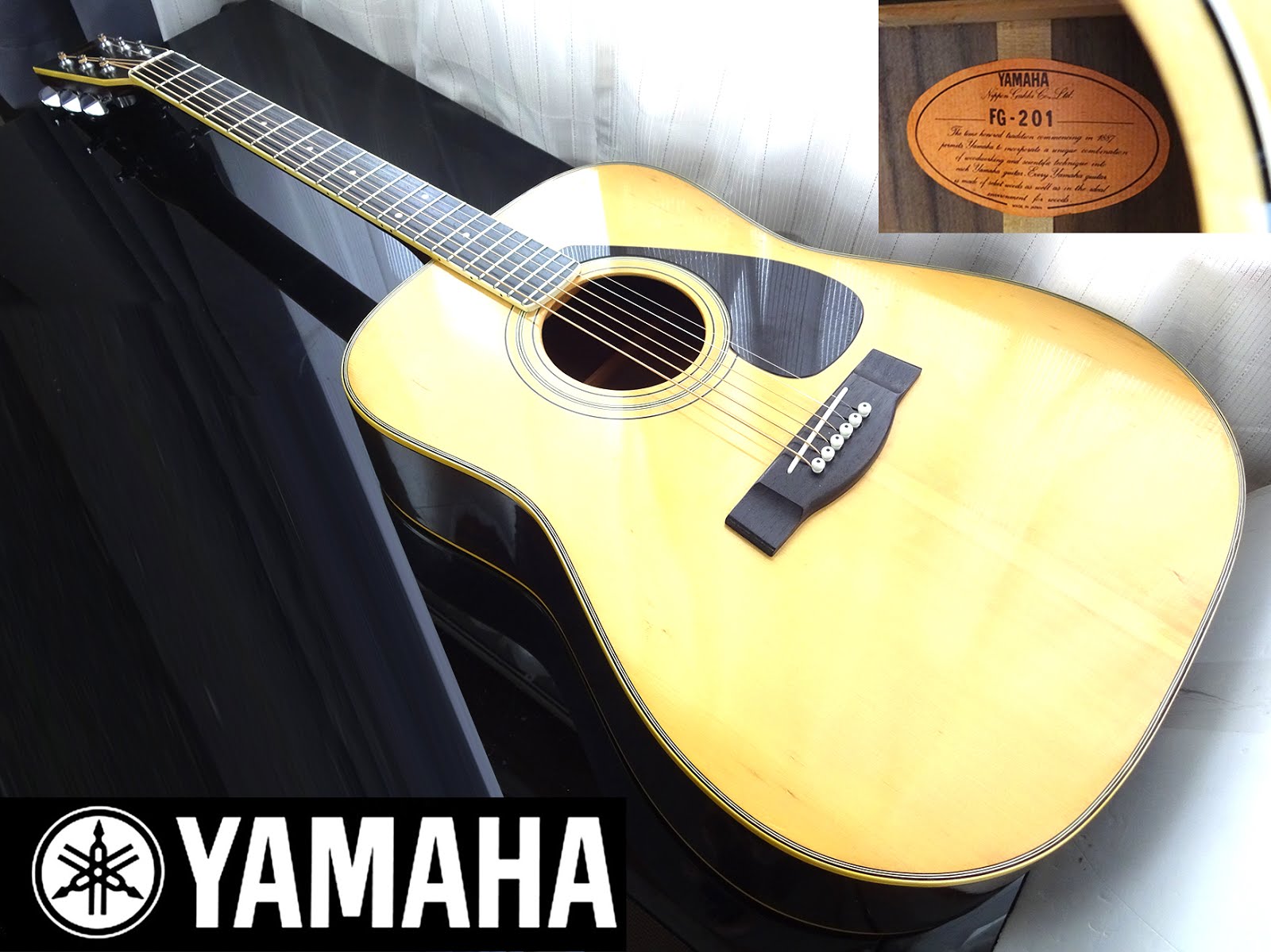 Japanese Vintage Guitars: YAMAHA FG-201