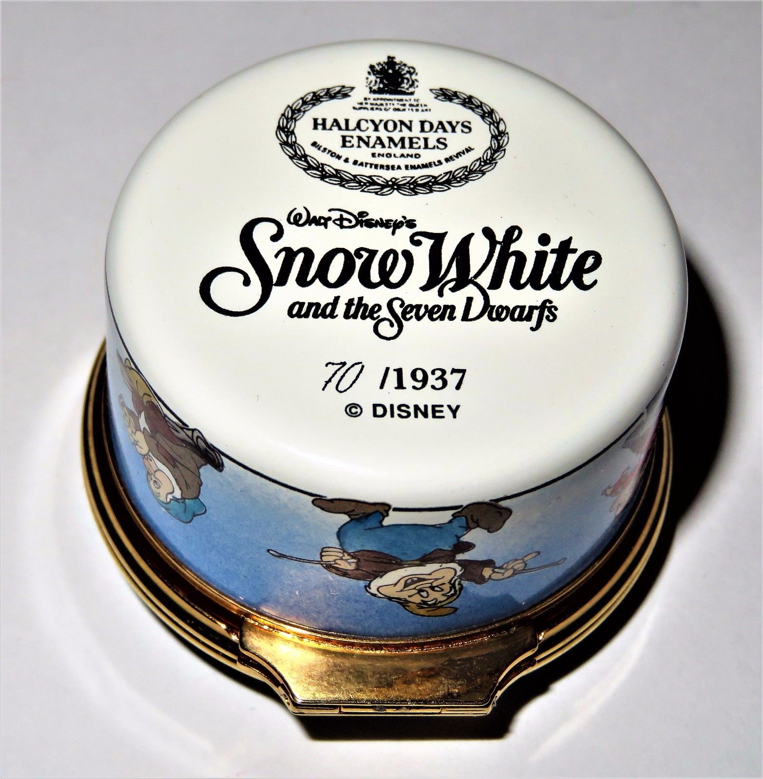 Filmic Light - Snow White Archive: Snow White Enamel Boxes by Halcyon Days
