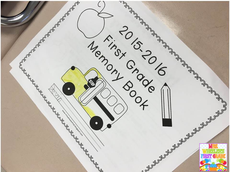 Mrs. Wheeler's First Grade Tidbits: End of the Year Activities