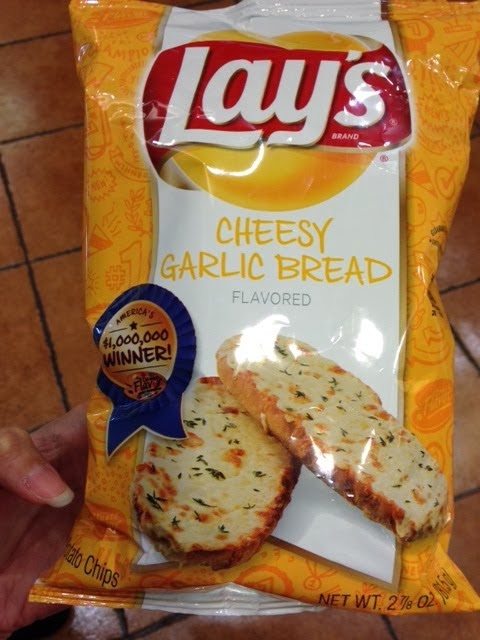 One New Thing Daily: Lays Cheesy Garlic Bread flavored