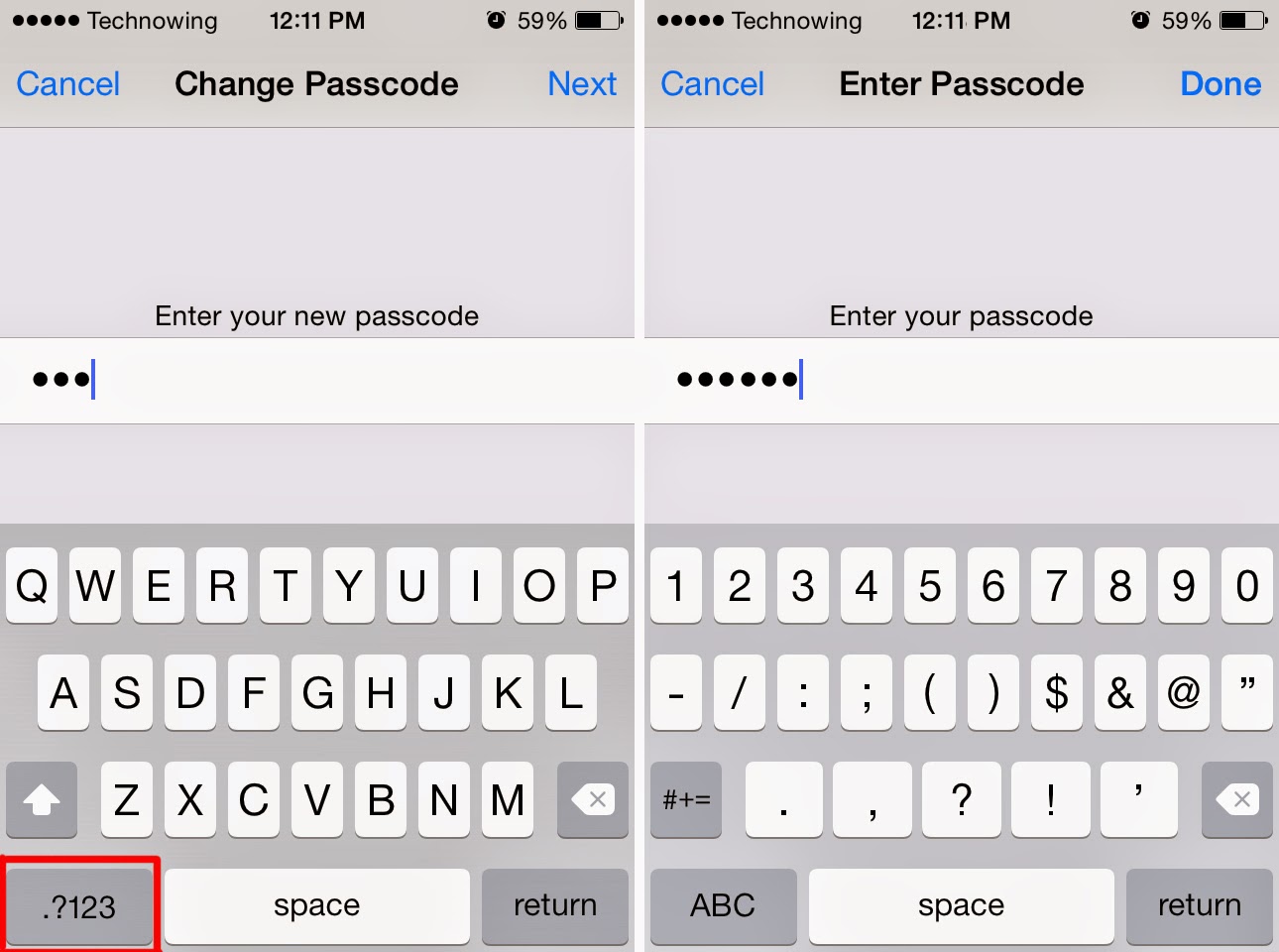How To Set Alpha Numeric Passcode In IOS Device Technowing how-to-set-alpha-numeric-passcode-in-ios-device-technowing