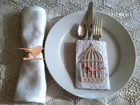 Handmade Paper Table Setting