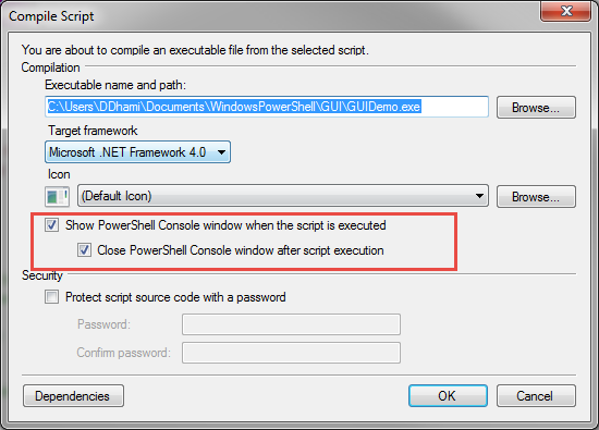 Powershell Wpf Gui Hide Use Background Powershell Console 5789