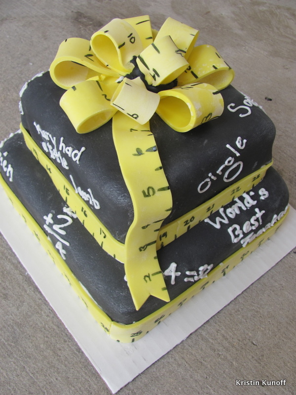 Call Me Crazy: Teacher Graduation Cake