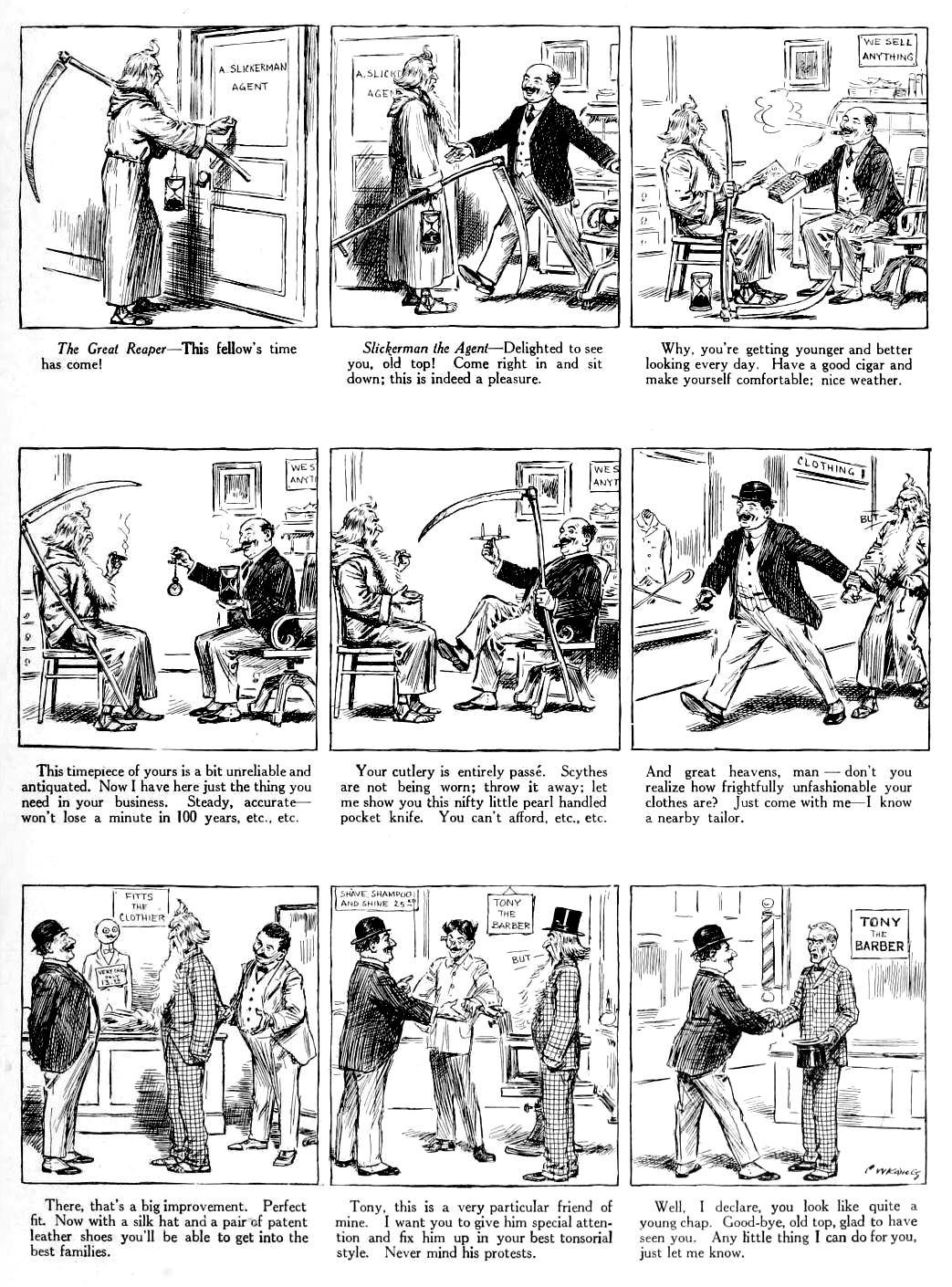 Hairy Green Eyeball 3: 25 cartoons from early 20th century CARICATURE ...